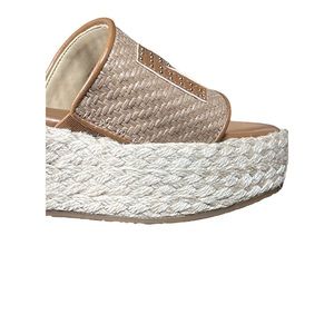 MICHAEL Michael Kors | Shoes | Michael Kors Sadler Wedge Tan Slipin ...
